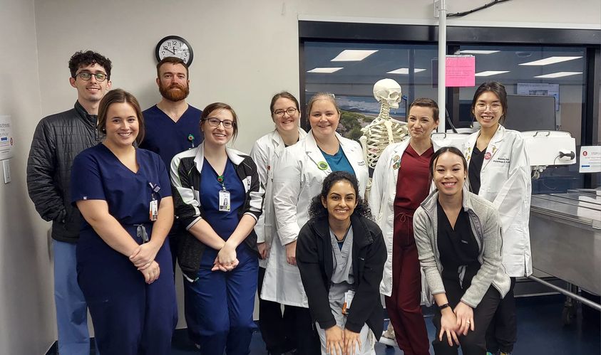 Prospective students visit anatomy lab for HSC Experience